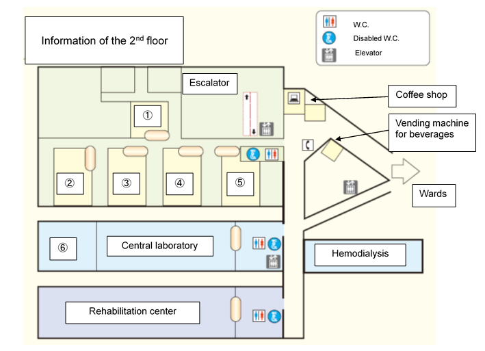 Floor map｜日本医科大学千葉北総病院